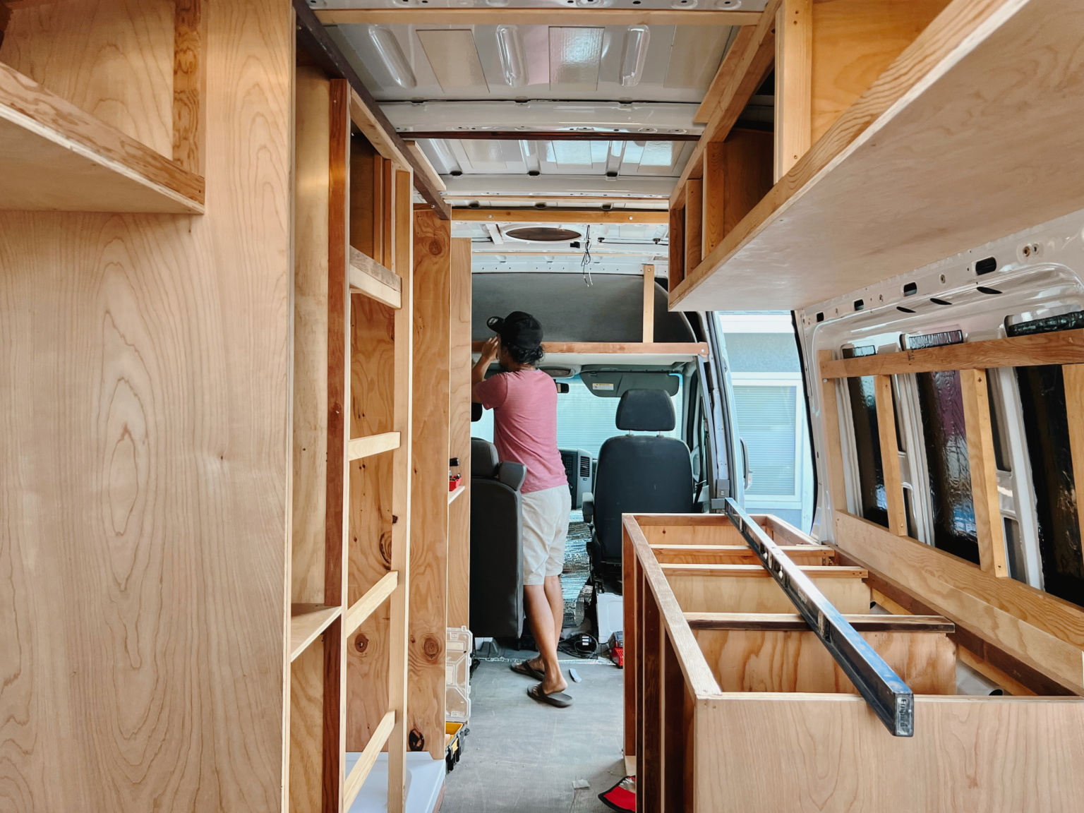 Building DIY Camper Van Cabinets - inAra By May Pham