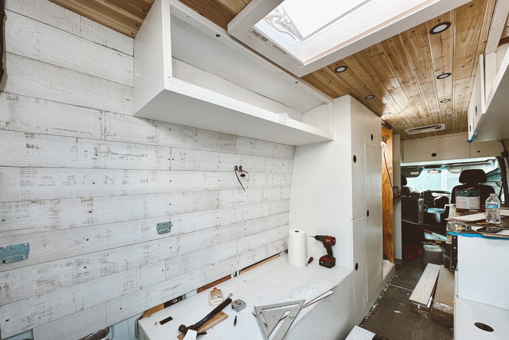 DIY CAMPERVAN CONVERSION: FLOOR, CEILING & WALLS - inAra By May Pham