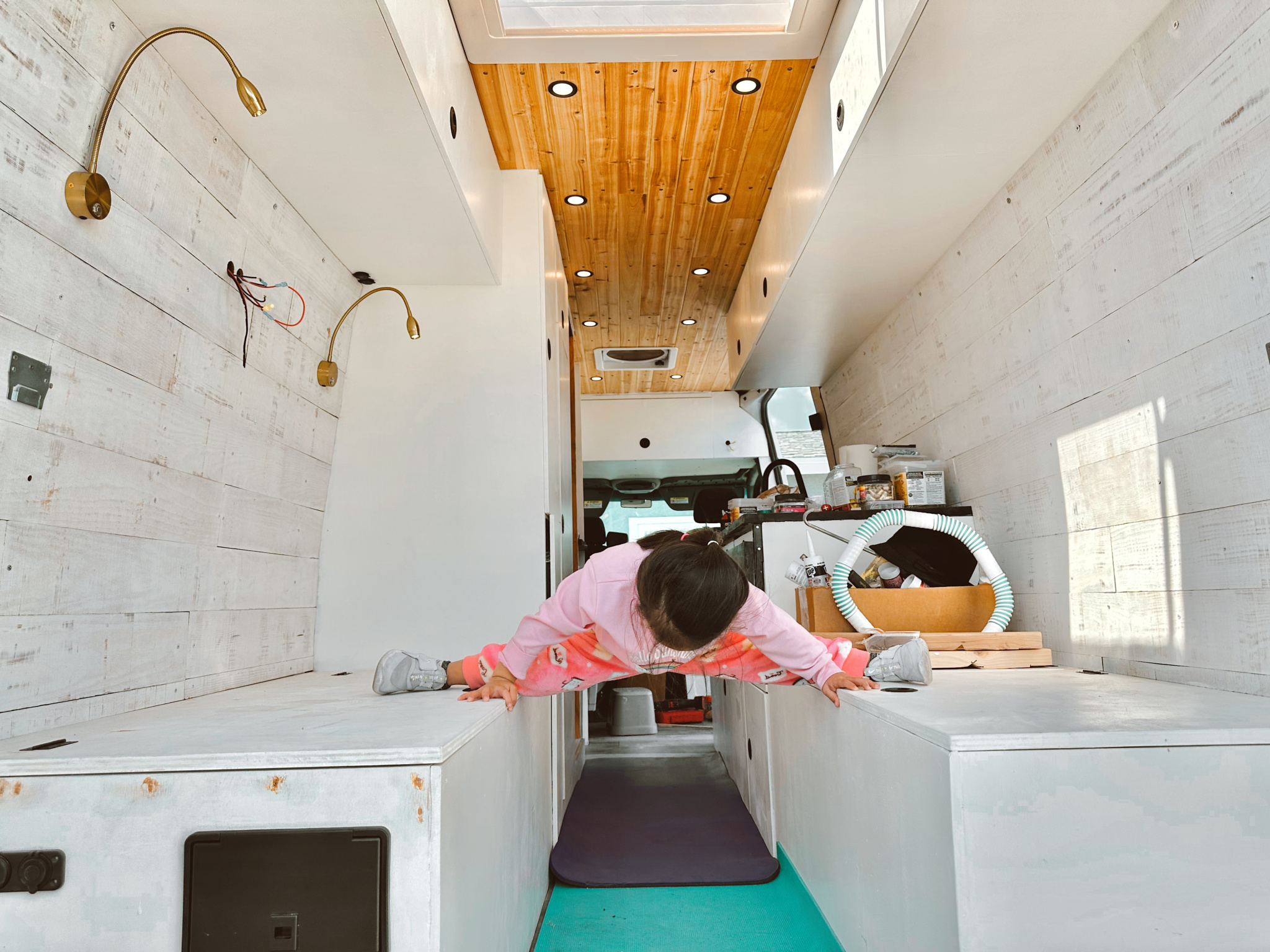 DIY CAMPERVAN CONVERSION: FLOOR, CEILING & WALLS - inAra By May Pham