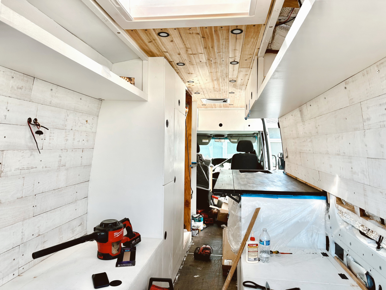 DIY CAMPERVAN CONVERSION: FLOOR, CEILING & WALLS - inAra By May Pham